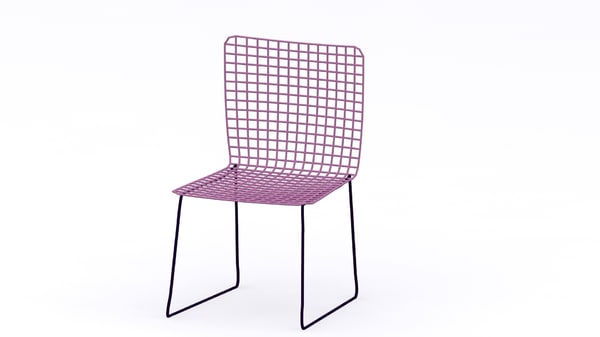 free max model wireframe chair