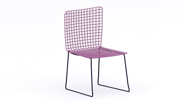 free max model wireframe chair