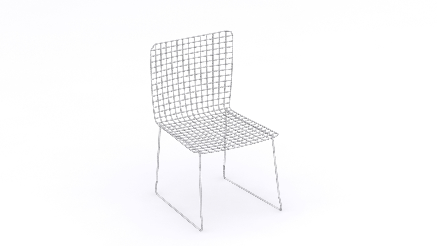 free max model wireframe chair