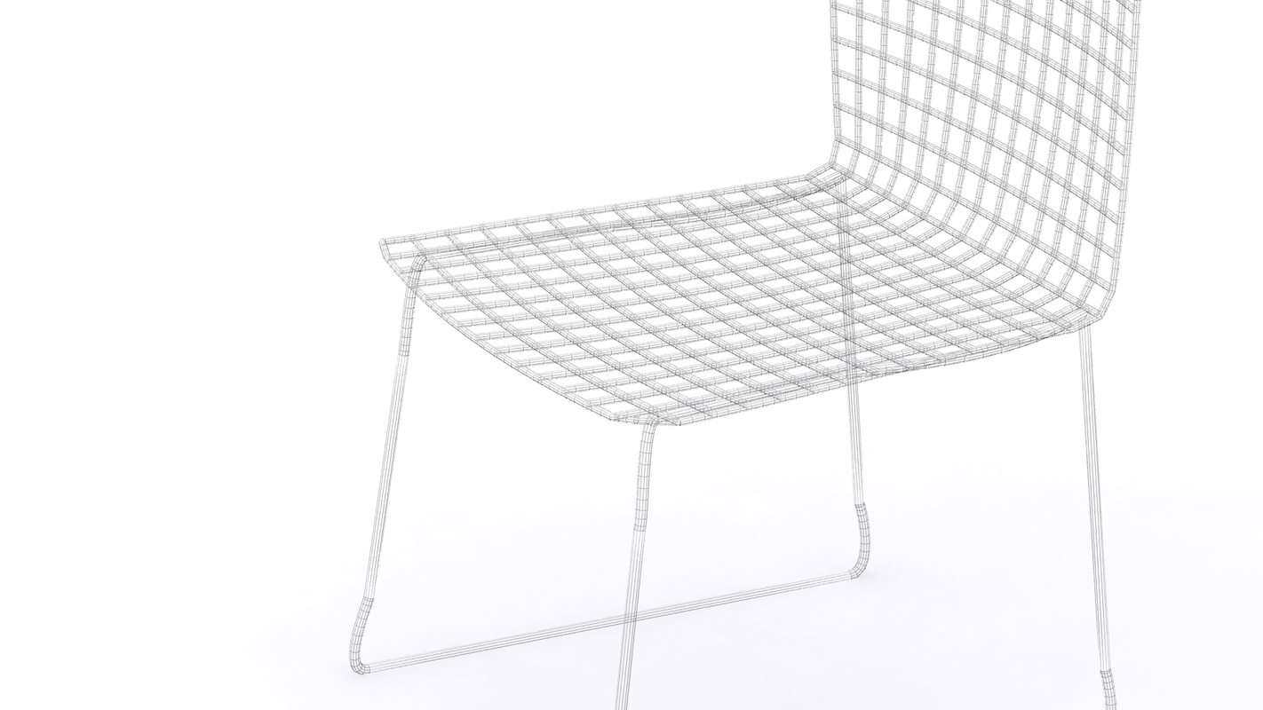 free max model wireframe chair
