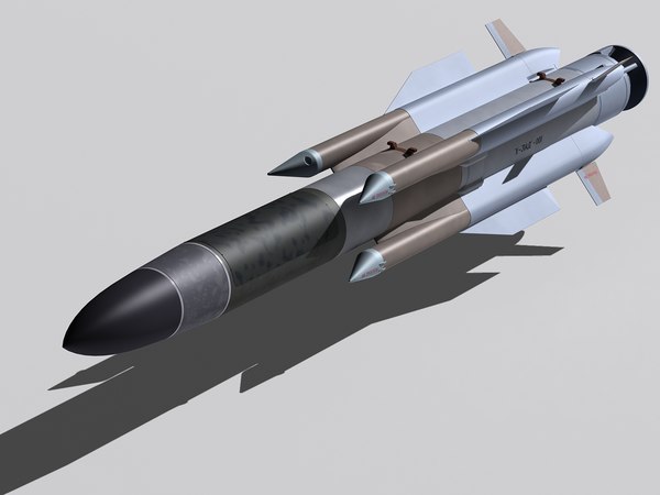 kh-25 missiles 3d max