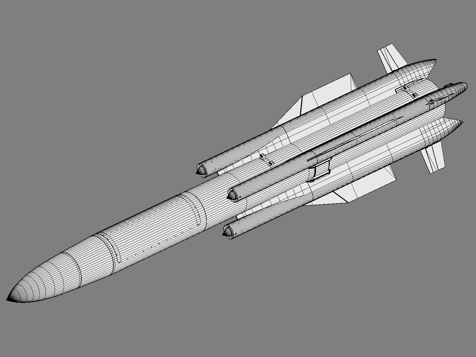 3D модель Ракета Х-31АД. - TurboSquid 725449