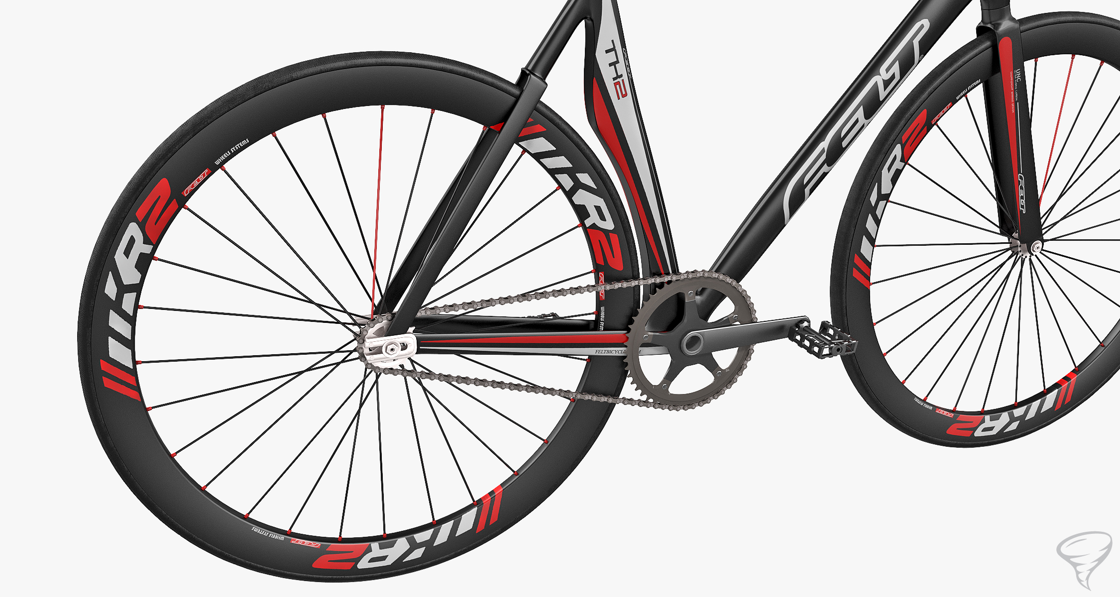 felt track bike tk2 3d max