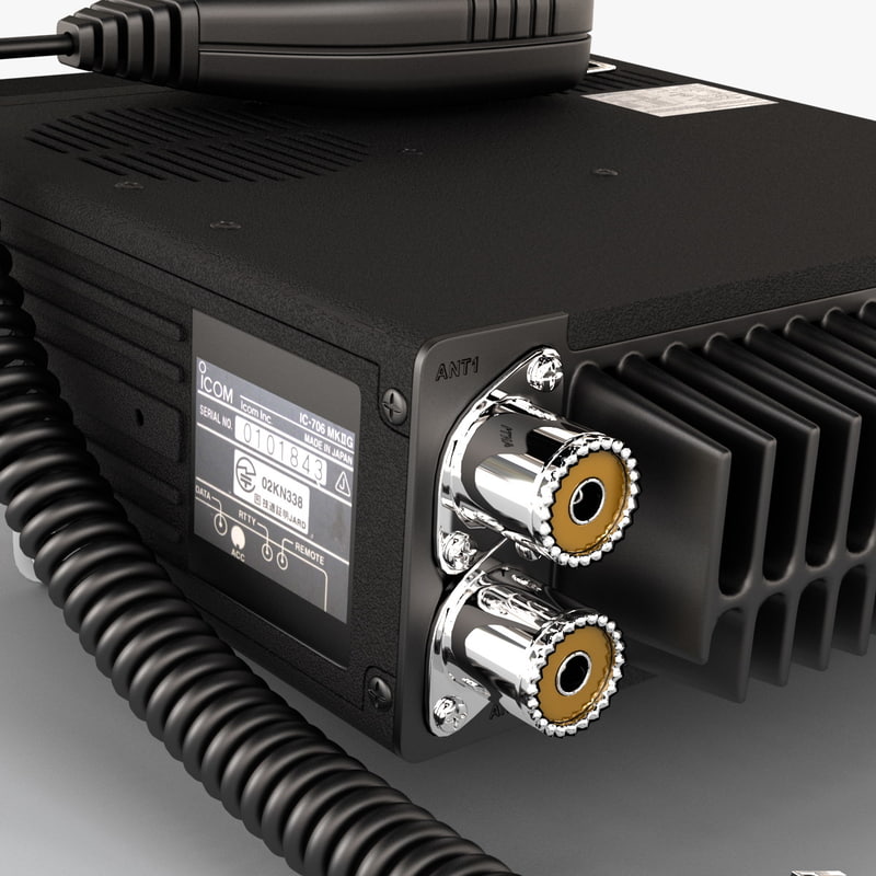 ham radio 3d model