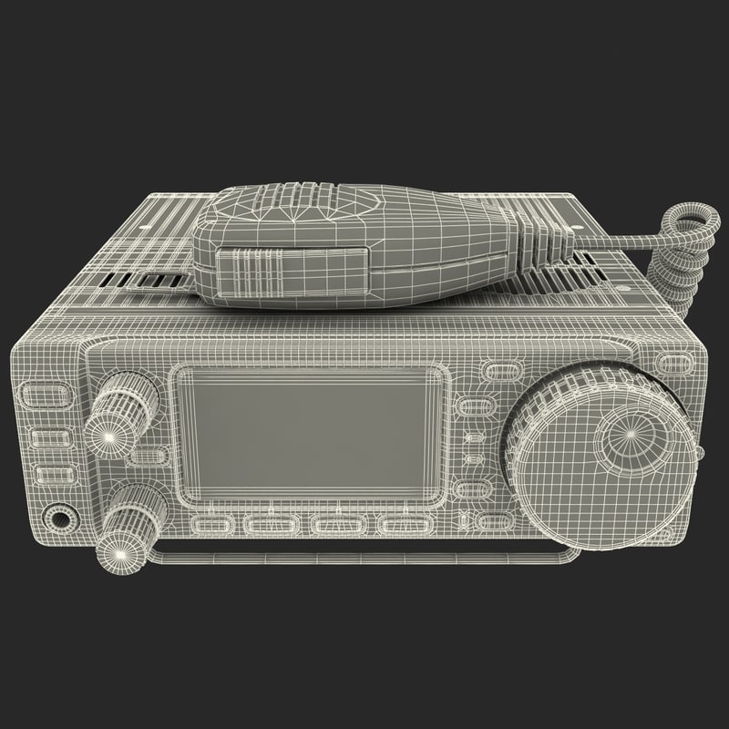 ham radio 3d model