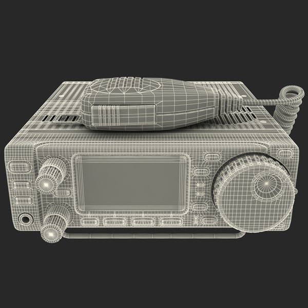 ham radio 3d model