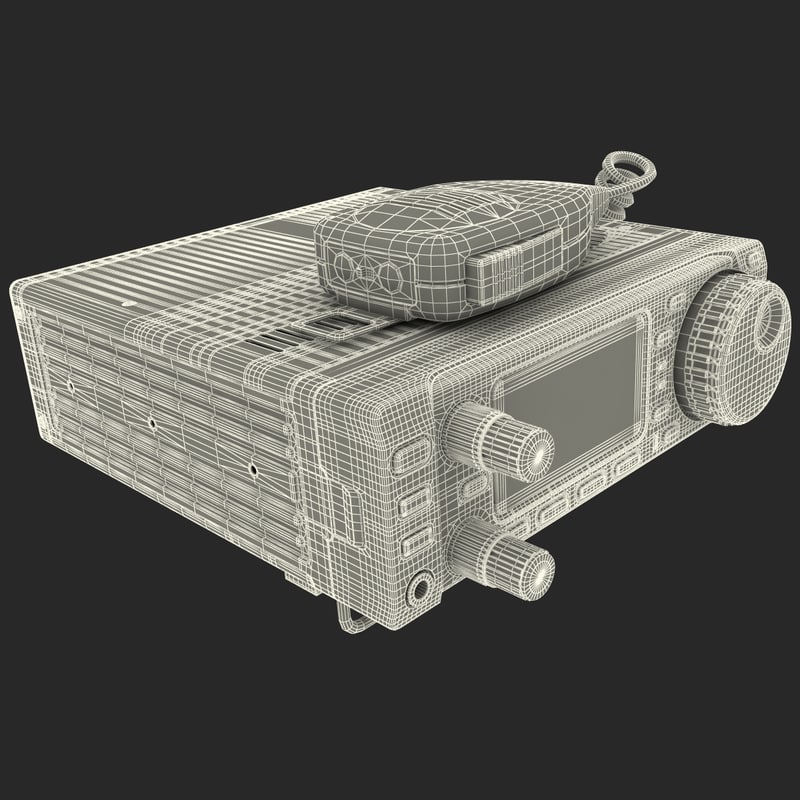ham radio 3d model