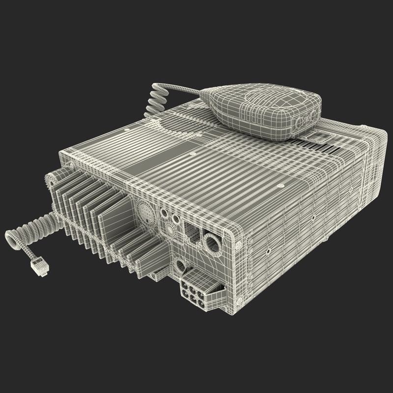 ham radio 3d model