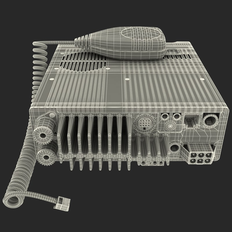 ham radio 3d model