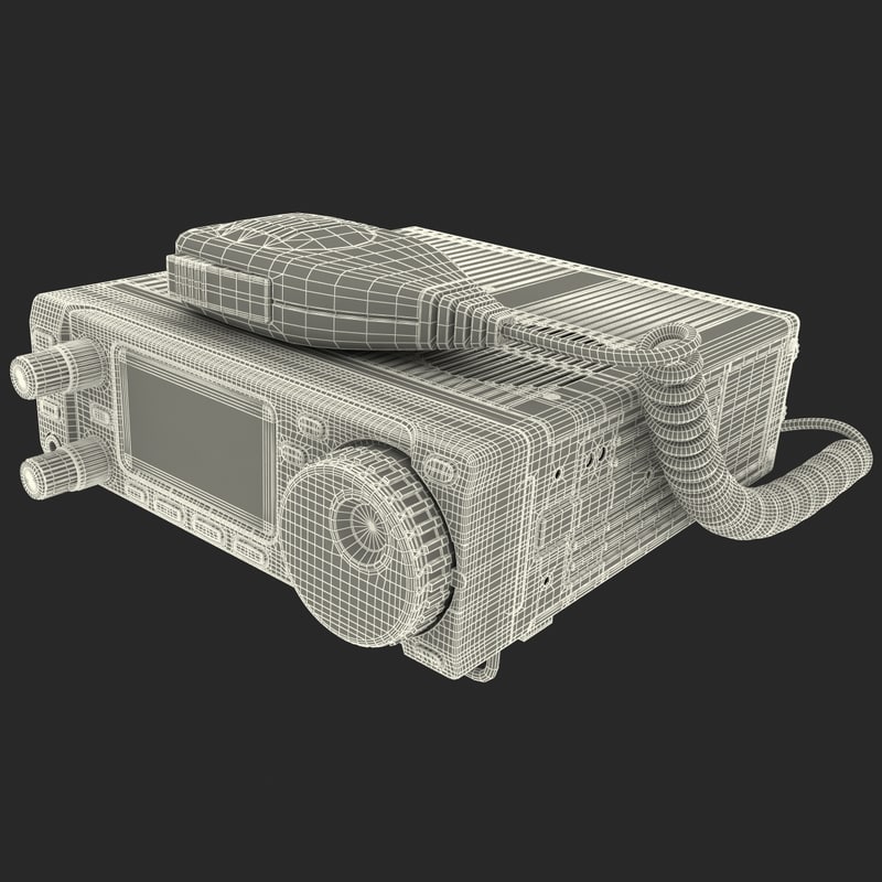 ham radio 3d model