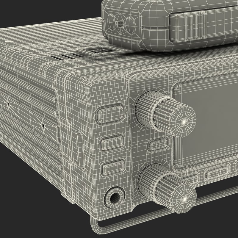 ham radio 3d model