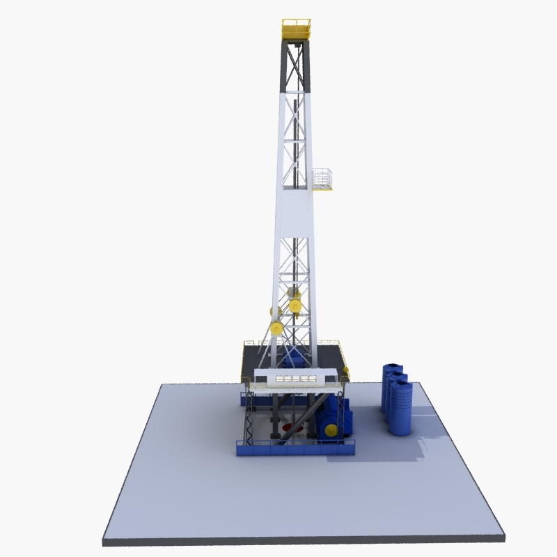 land rig 3d model