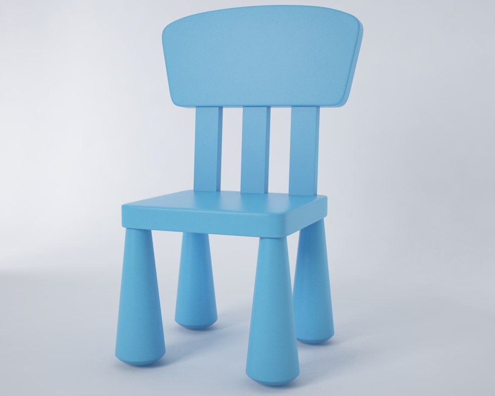 3d model mammut chair ikea
