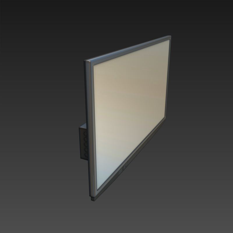 3ds max lcd tv
