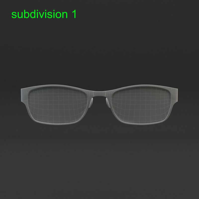 3d eyeglasses glasses accessories model