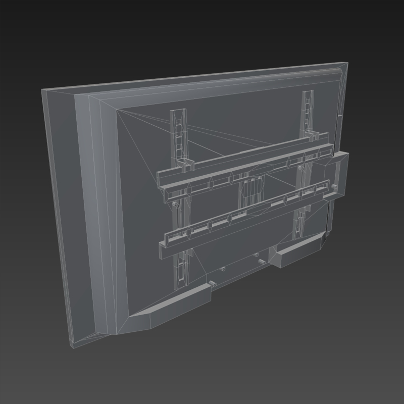 3ds max lcd tv