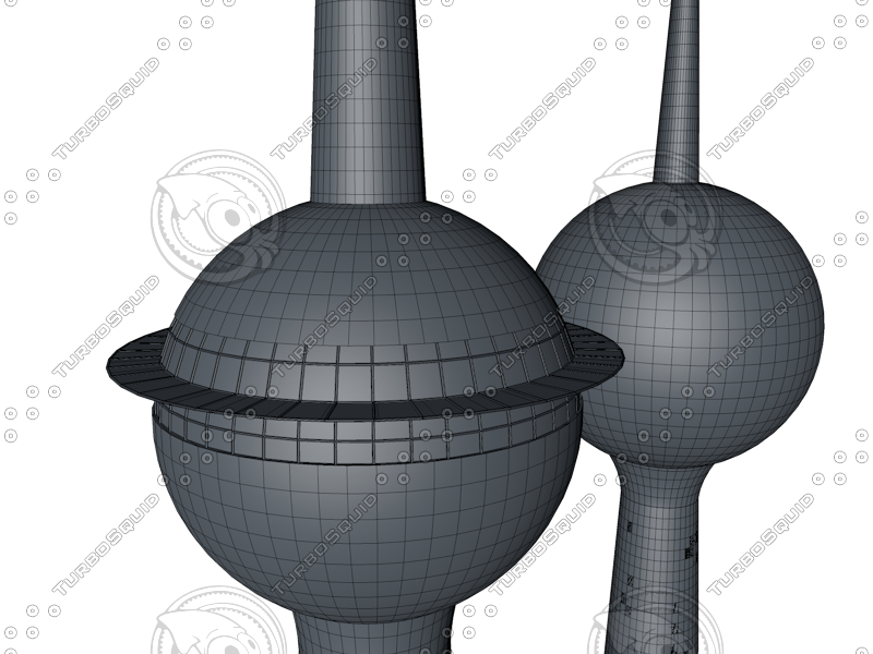 3d kuwait towers