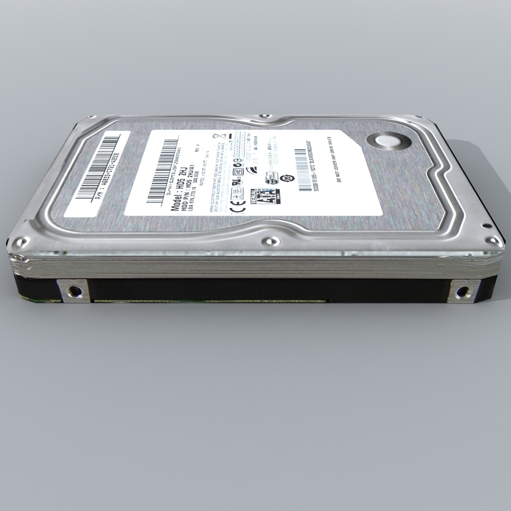 3d model generic internal hdd hard