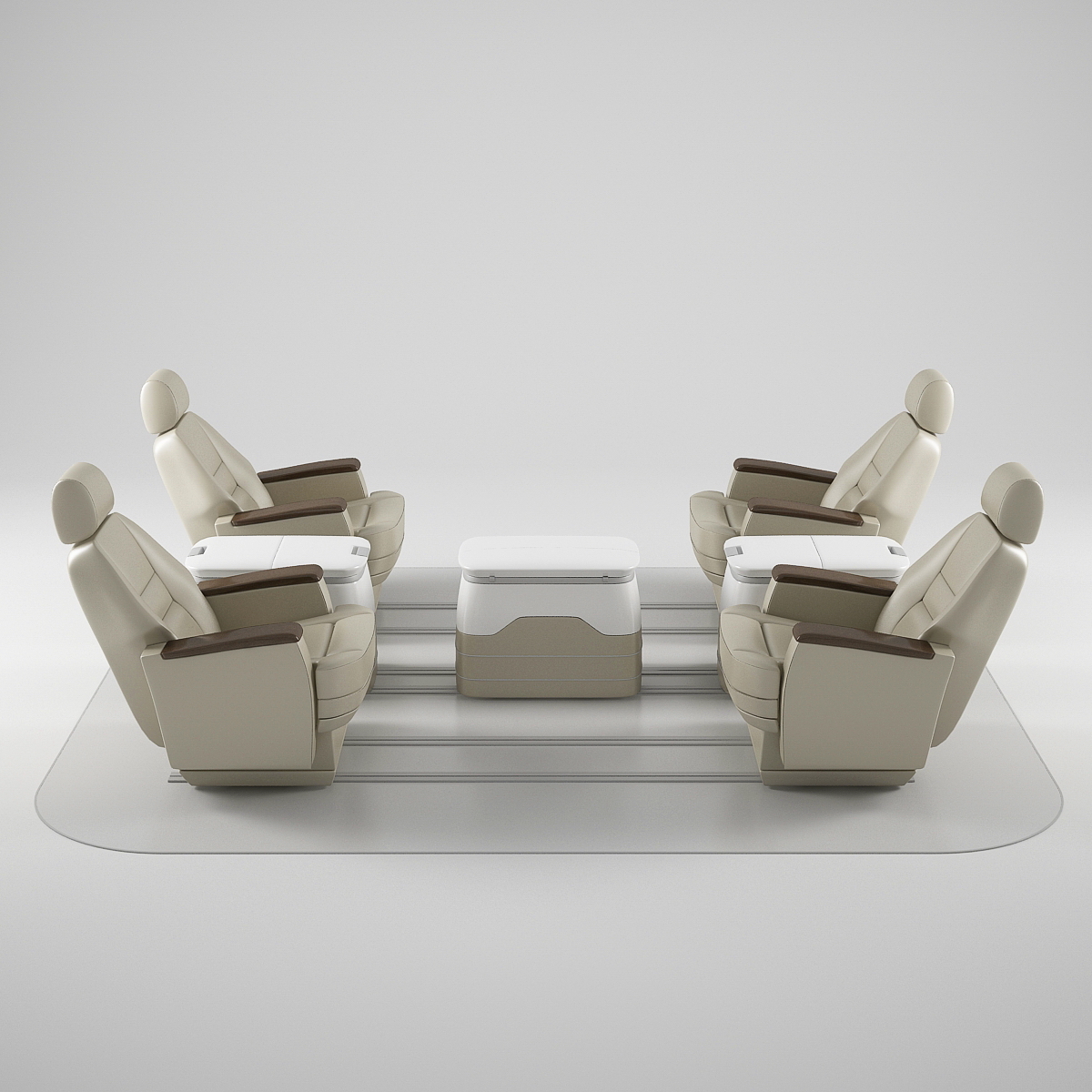 3ds vip airplane business seats