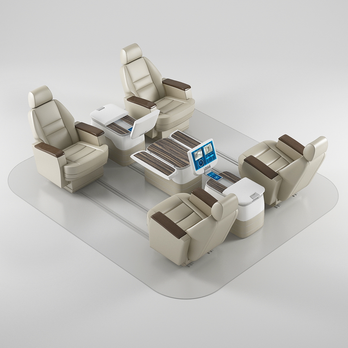 3ds vip airplane business seats