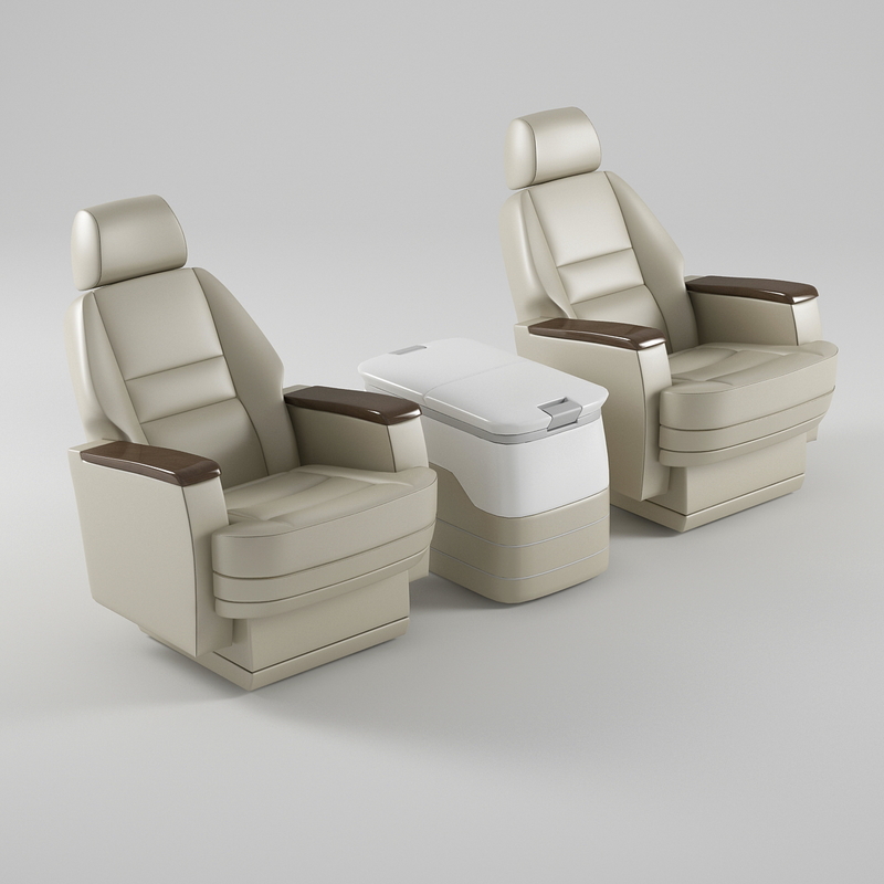 3ds vip airplane business seats