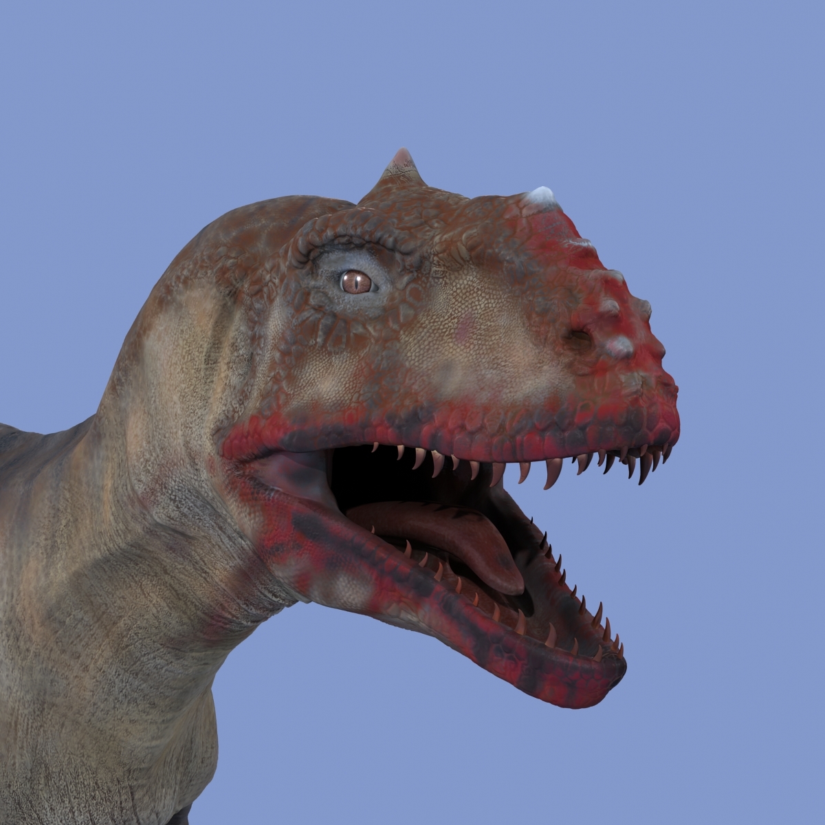 obj majungasaurus dinosaur
