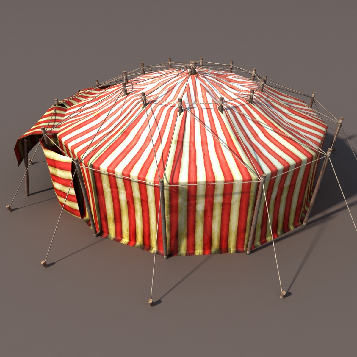 3d circus tent model