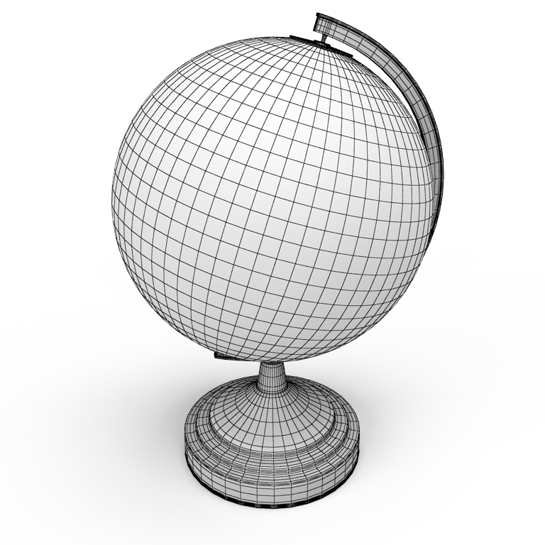 basic globe 3ds free