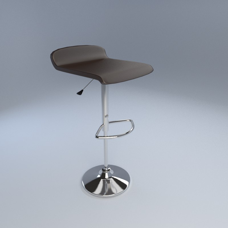 3ds max bar stool modern
