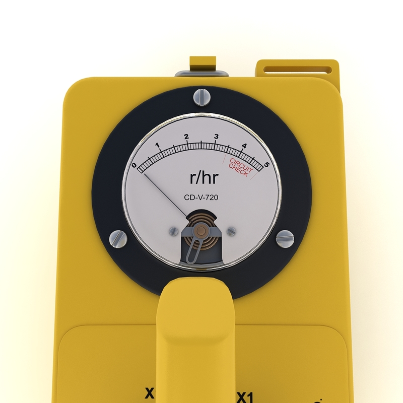 3d model of radiation survey meter 2