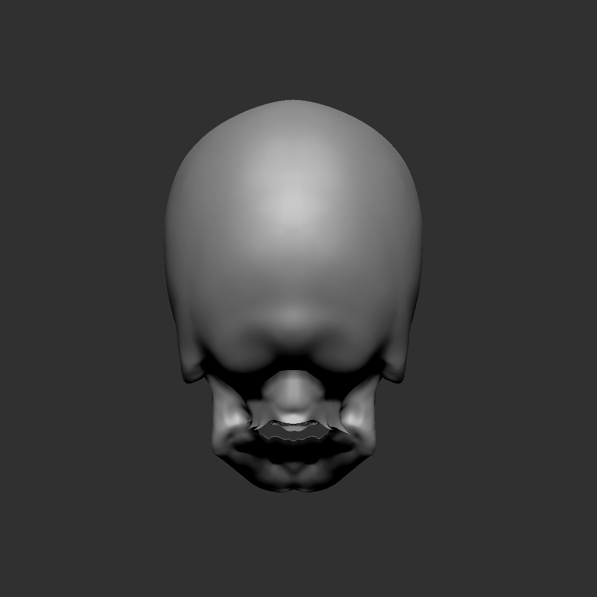 scull 3d obj