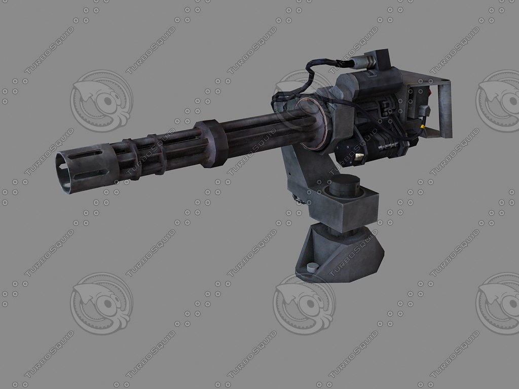 3ds max gun gun