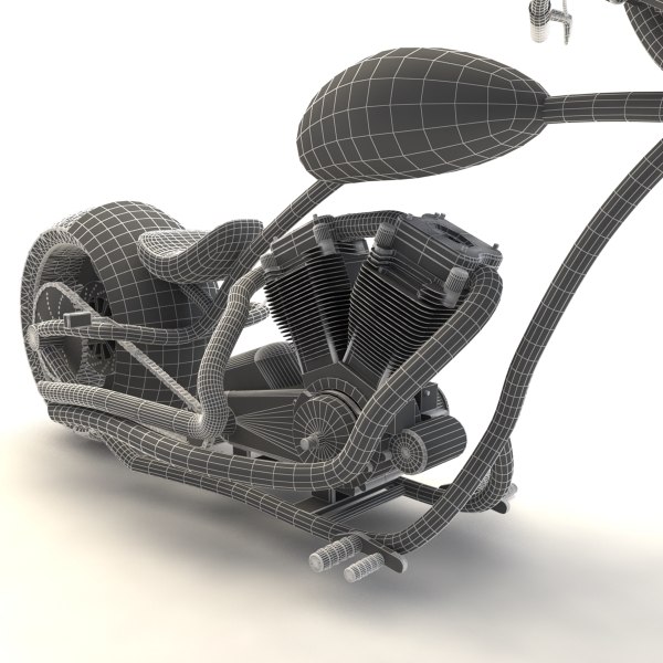 3d model american chopper