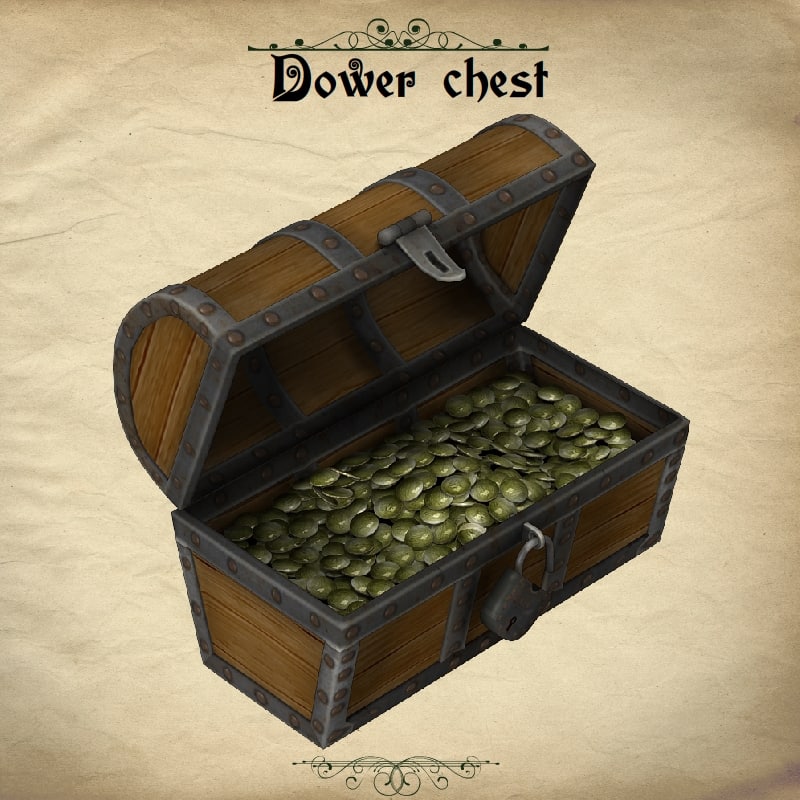 pz3 figure dower chest