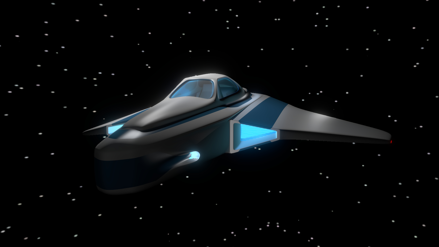 space ship 3d model