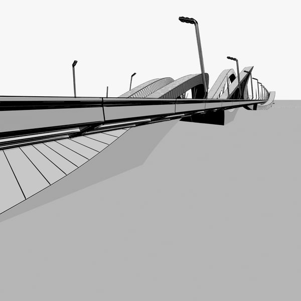 sheikh zayed bridge 3d max
