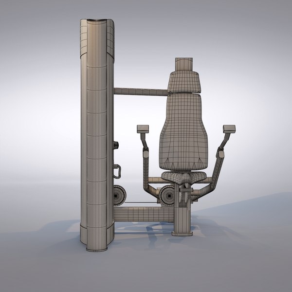 triceps press machine 3d model