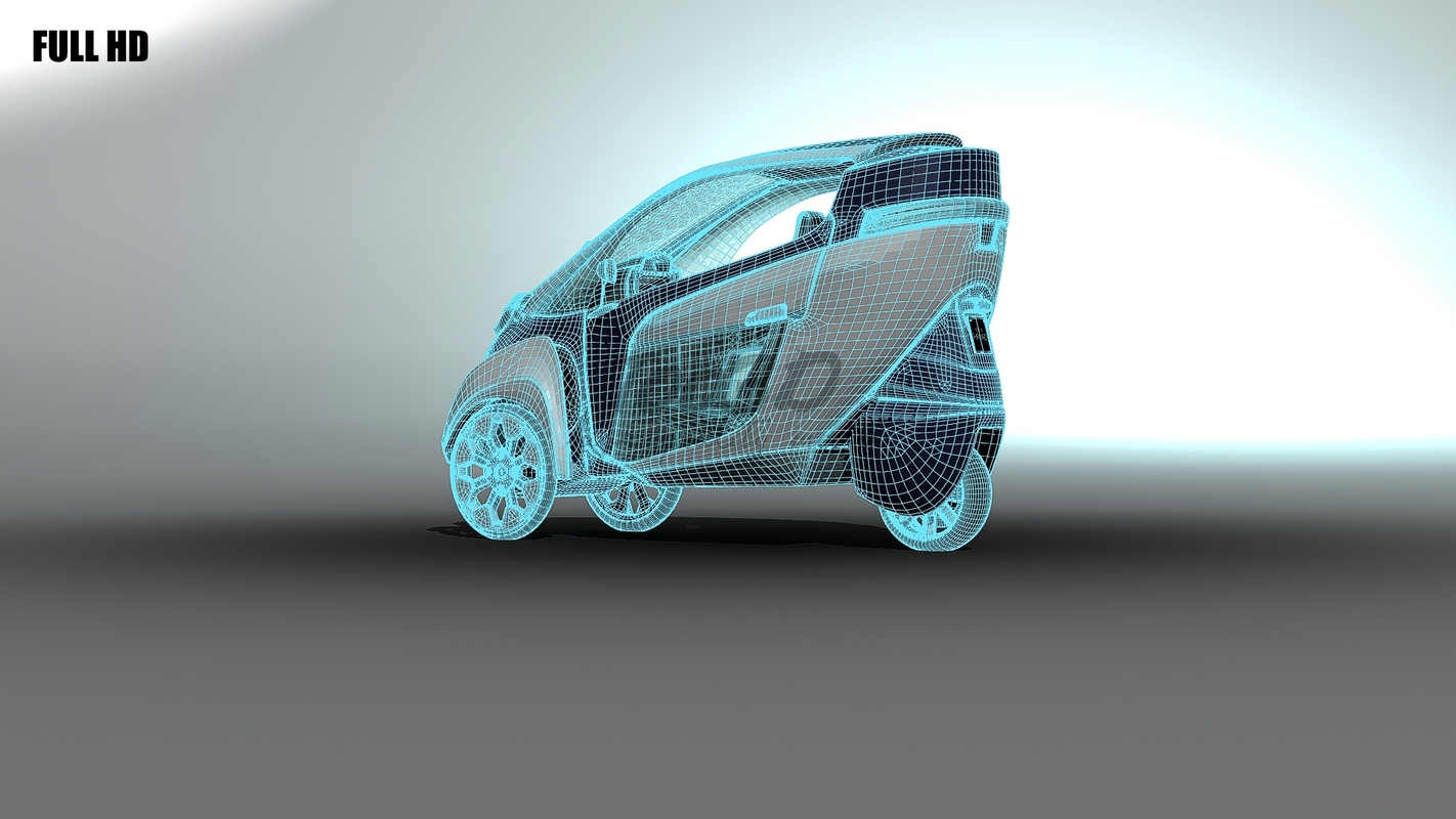toyota iroad vehicle 3d model