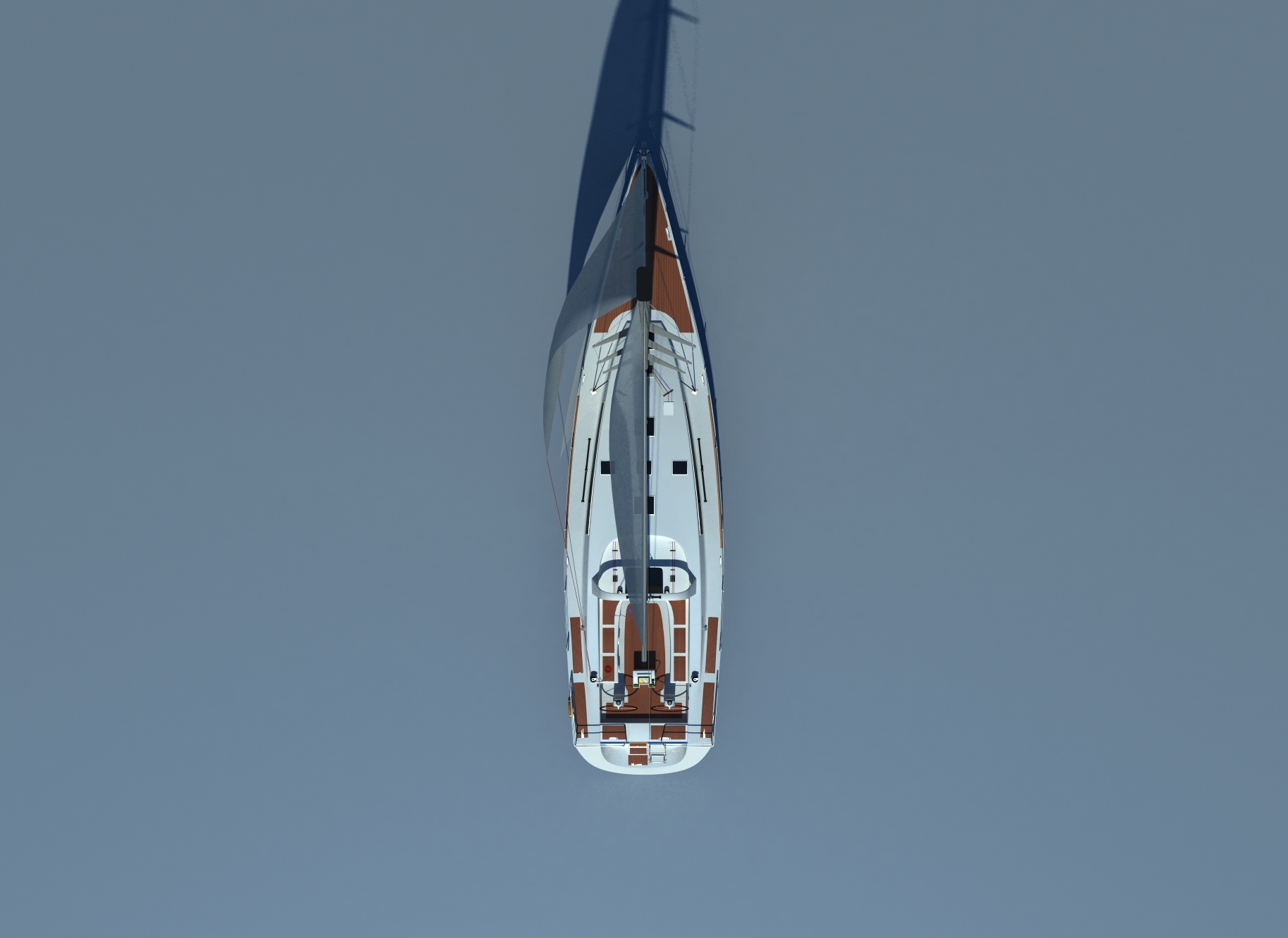 sailing yacht 3d max
