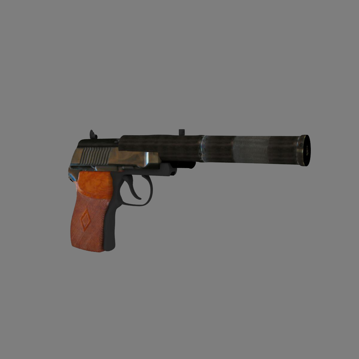 3d model pb 6p9 silenced pistol