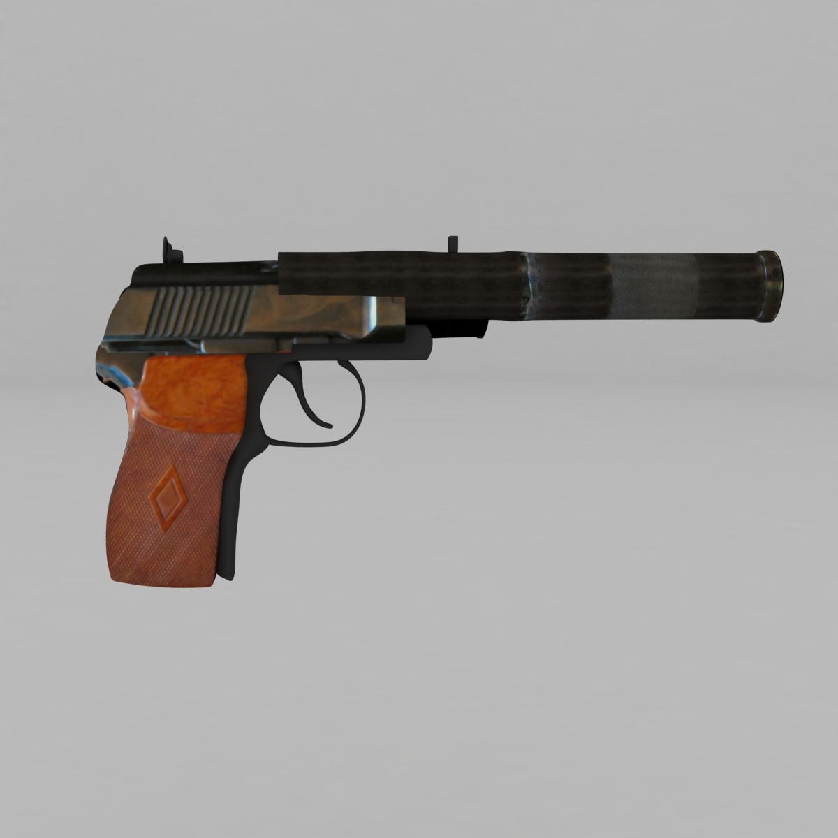 3d model pb 6p9 silenced pistol