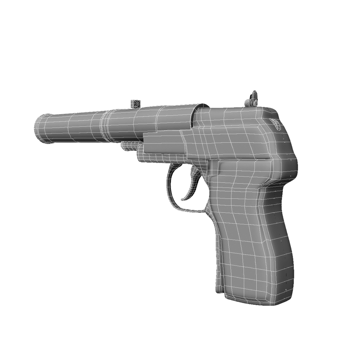 3d model pb 6p9 silenced pistol