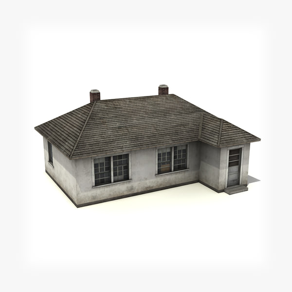 low-poly light tower 3d model