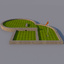 3d model mini golf course 4