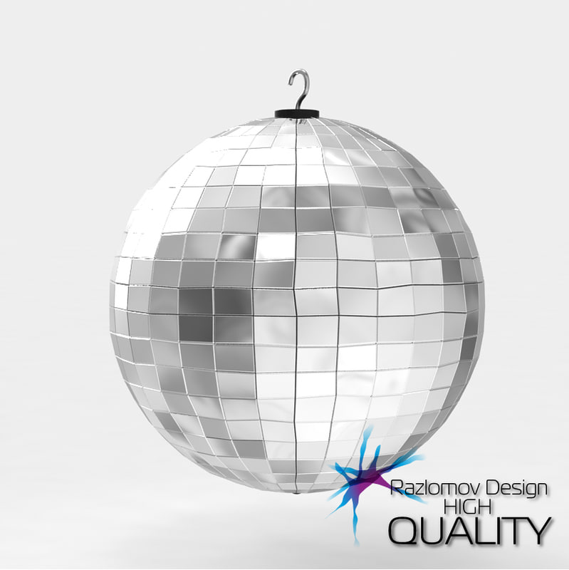3d realistic disco lights model