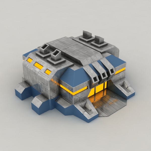 max factory sci-fi building