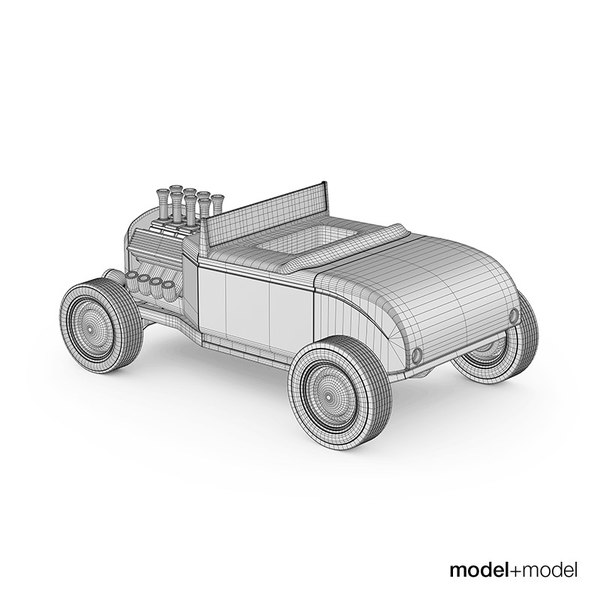 moblox hot rod 3d model