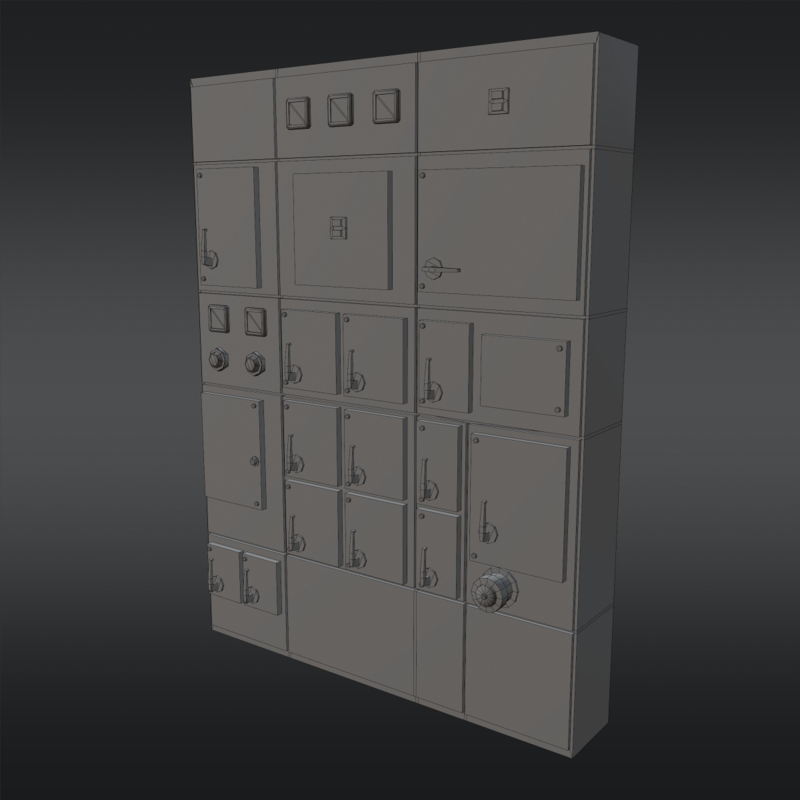ready switchgear 3d model