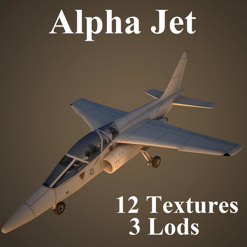 3d model of alpha jet