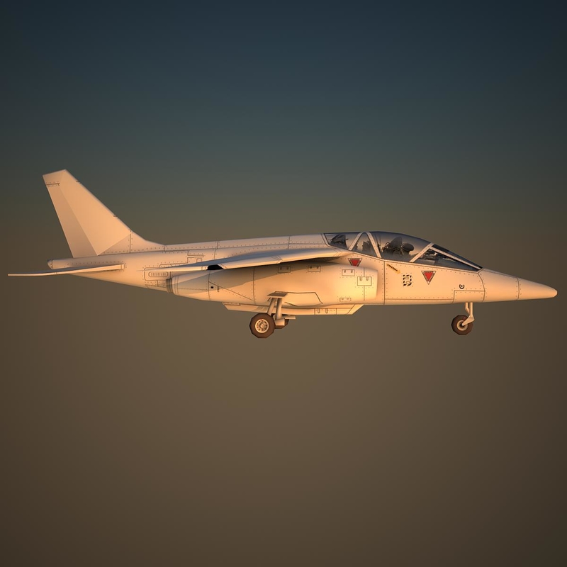 3d model of alpha jet